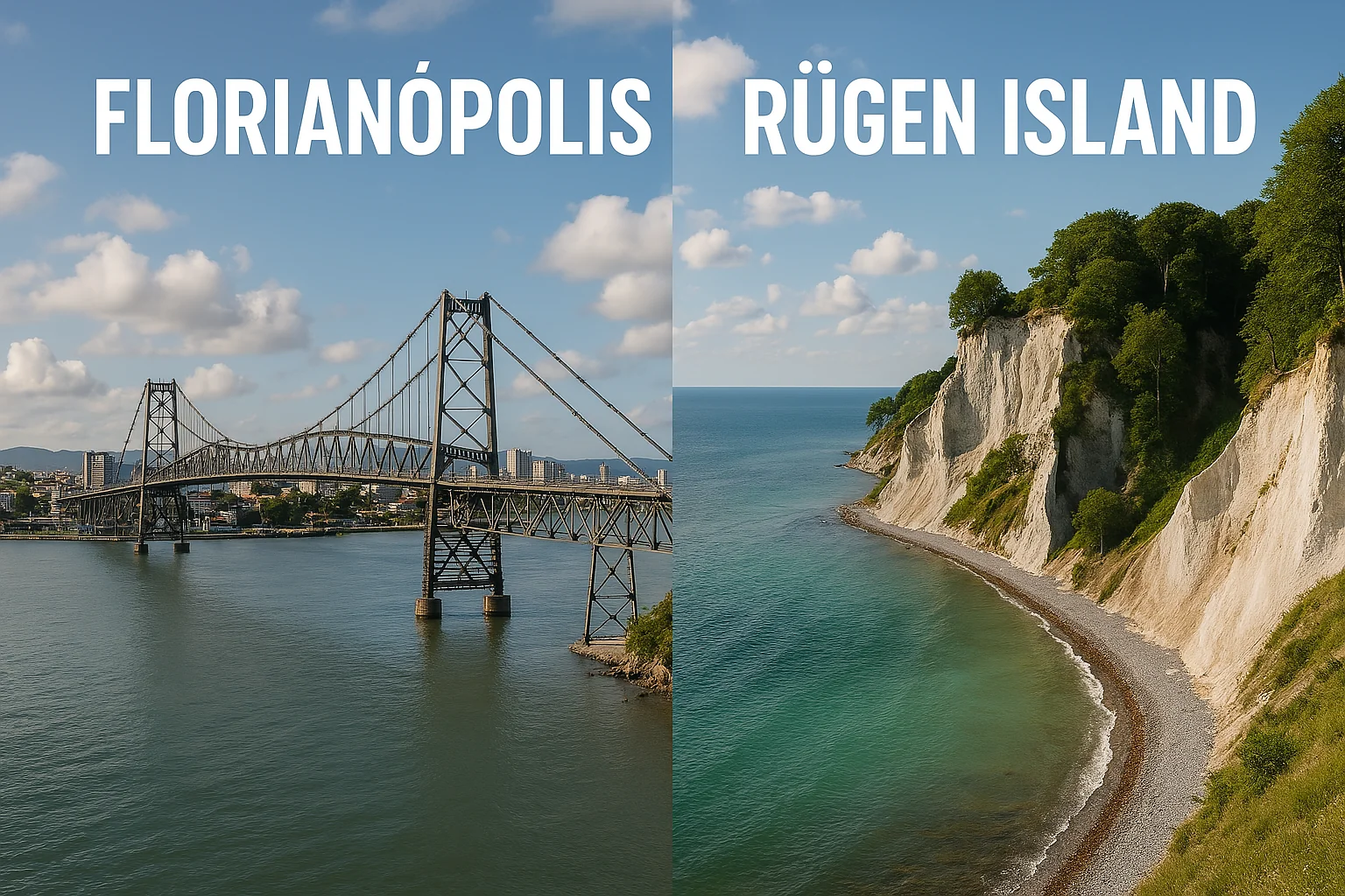 Florianópolis e Ilha de Rügen: Dois paraísos que falam a mesma língua ...